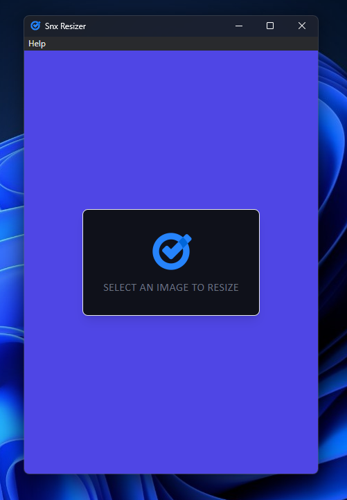 GitHub - tahasintonmoy2/snx-resizer: A simple Image Resizer For Desktop