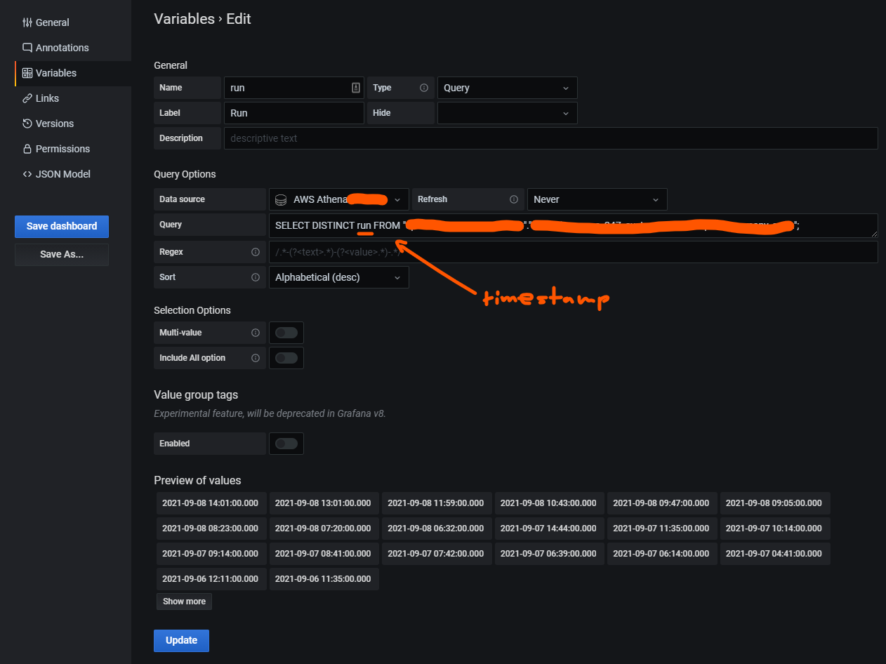 Grafana Variables don't work · Issue #55 · mtanda/grafana-aws-athena-datasource · GitHub