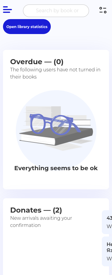 :iphone: Adjust manager main page UI · Issue #448 · MimirLibrary/mimir · GitHub