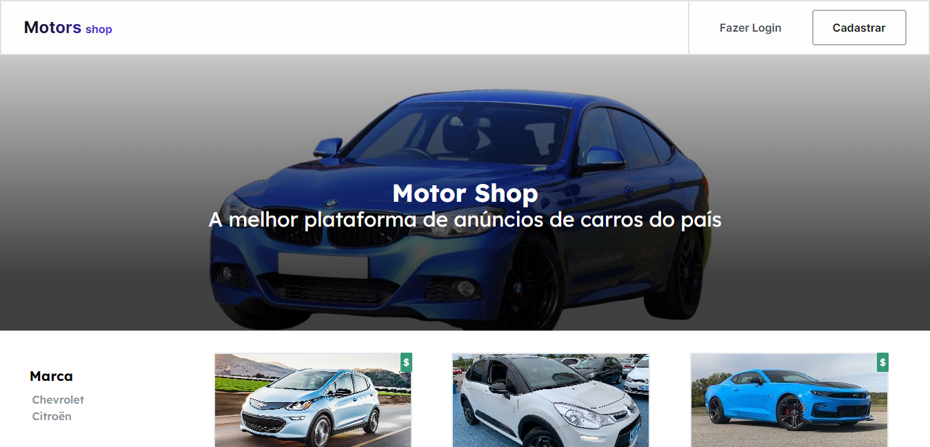 GitHub - Projeto-FullStackk/frontend: This repository contains the source code for the Motors ...