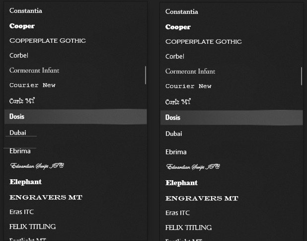 [Bug]Extra space between listed fonts · Issue #1209 · 0x7c13/Notepads · GitHub