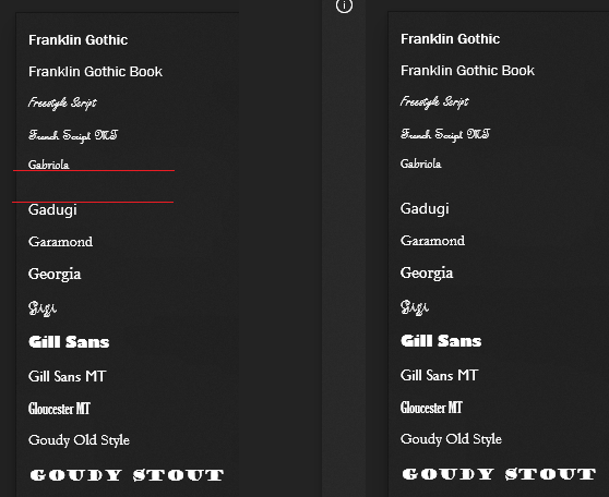 [Bug]Extra space between listed fonts · Issue #1209 · 0x7c13/Notepads · GitHub