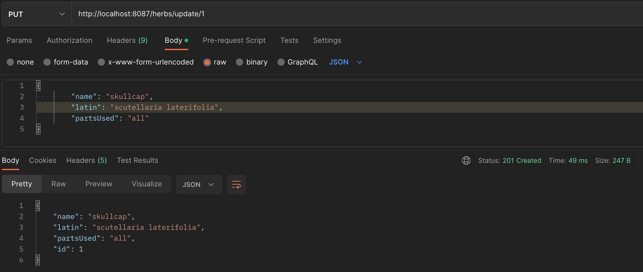 GitHub - katmcn/HerbAPI