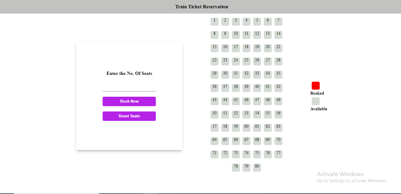 GitHub - yogendraft21/train-ticket: Train Ticket Reservation System