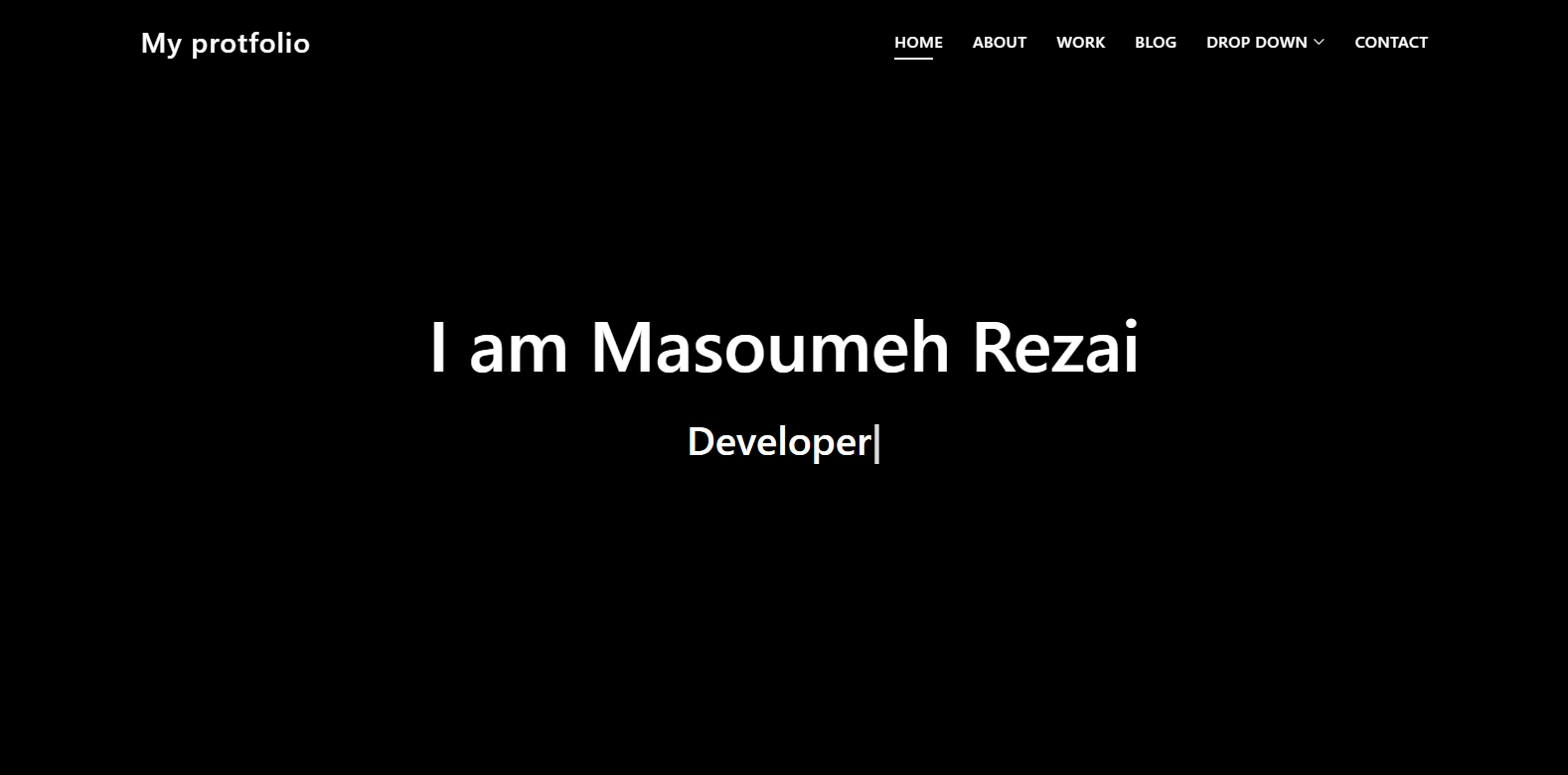 GitHub - MahsumaRezai/protfolio: Hello this is my portfolio