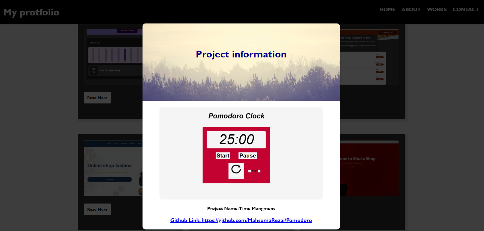GitHub - MahsumaRezai/MyProtfolio