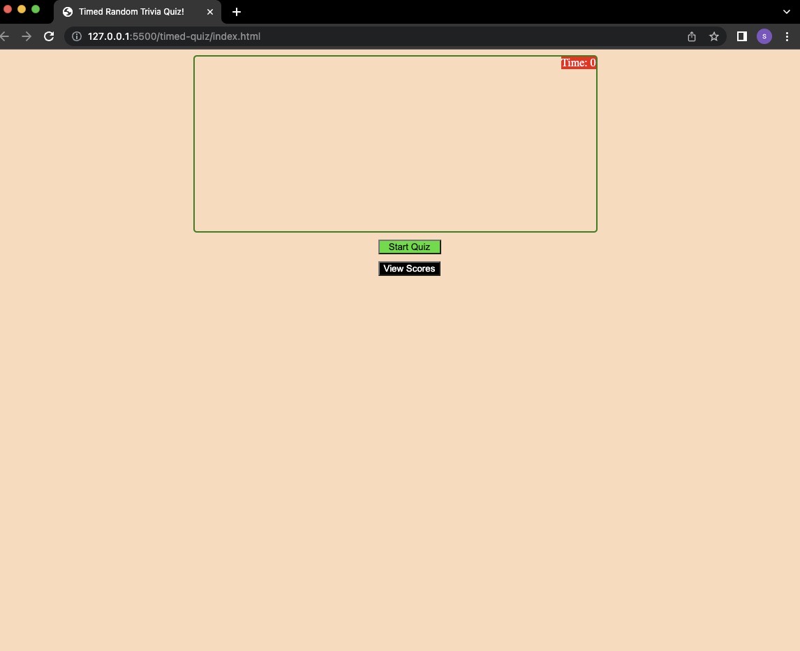 Github Shwnsmith12timed Quiz
