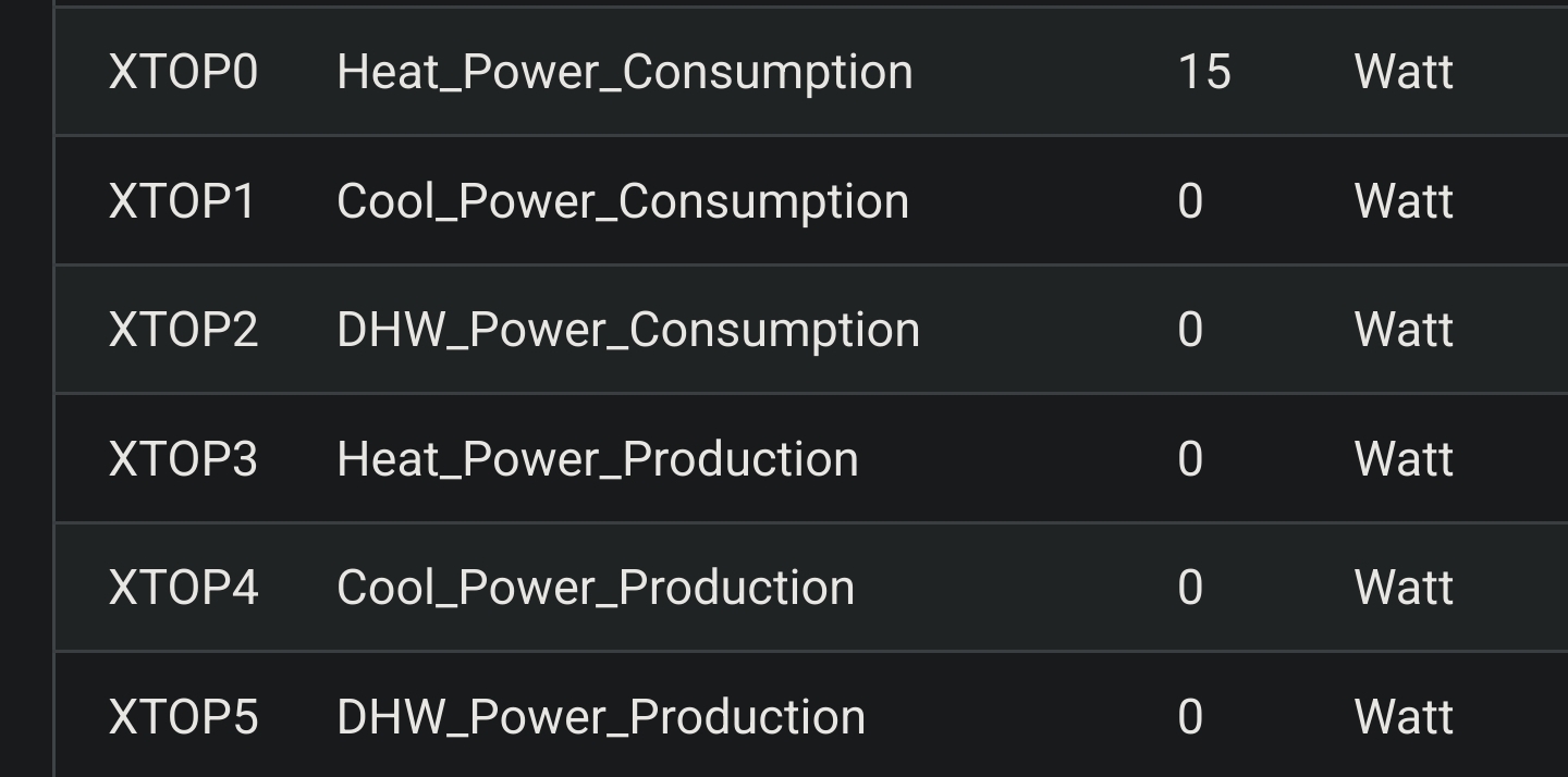 Missing XTOP values V1.3.2 - HeishaMon V.3.2.2 - HP L-series · Issue #141 · kamaradclimber ...