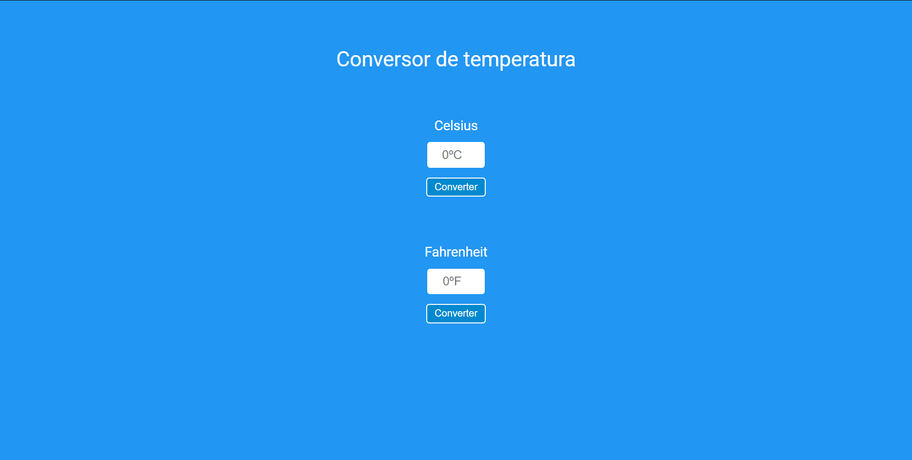 GitHub - Michelle-Laignier/conversor-de-temperaturas: ºC to ºF and ºF to ºC