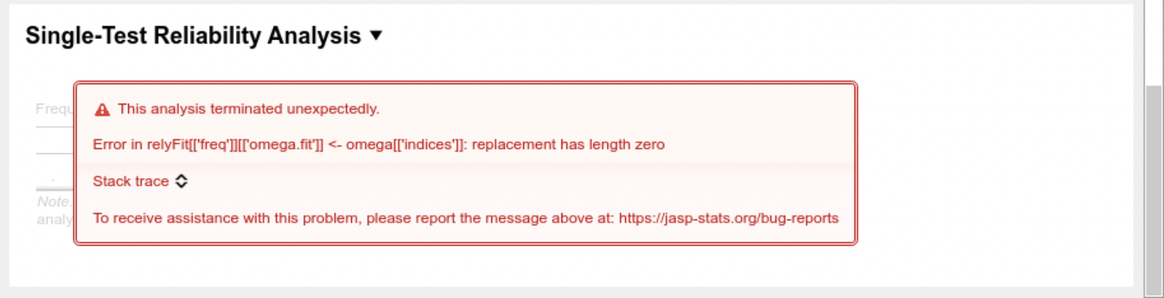 [Bug]: Error in relyFit[['freq']][['omega.fit']]