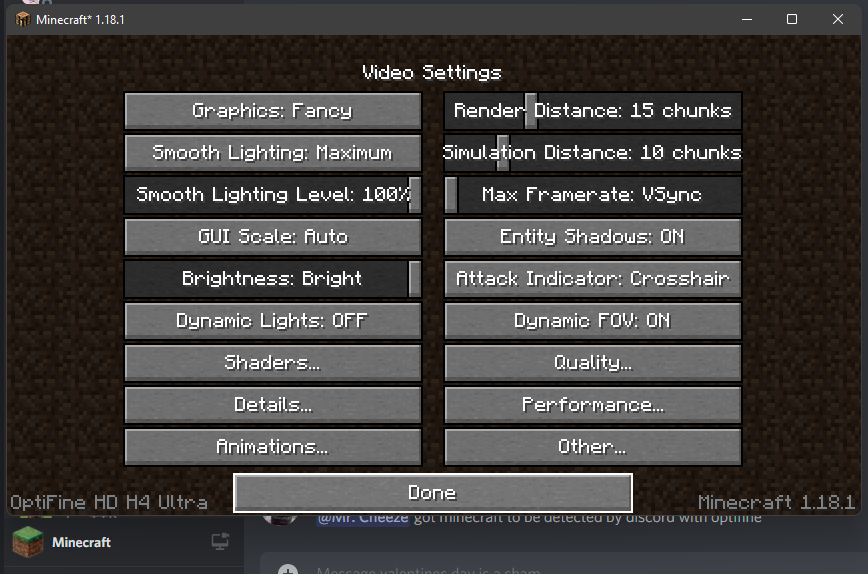 [Potential Fix] Trick Discord into detecting OptiFine as Minecraft · Issue #5351 · sp614x ...