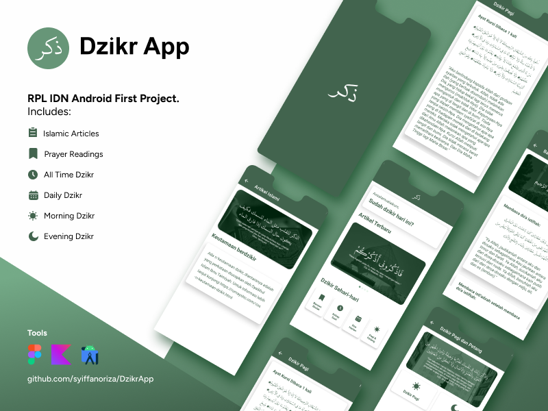 GitHub - syiffanoriza/DzikrApp: A modified version of the Doa and Dzikir App project by user ...