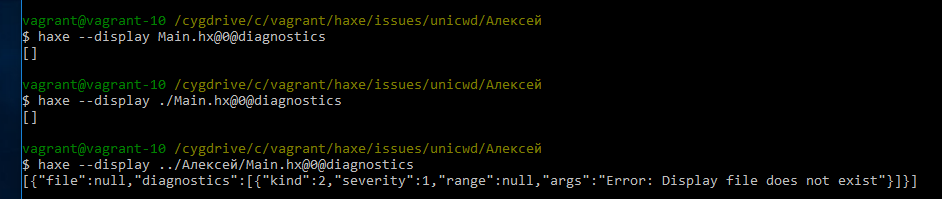 [display] unicode characters in file paths of responses · Issue #8288 · HaxeFoundation/haxe · GitHub