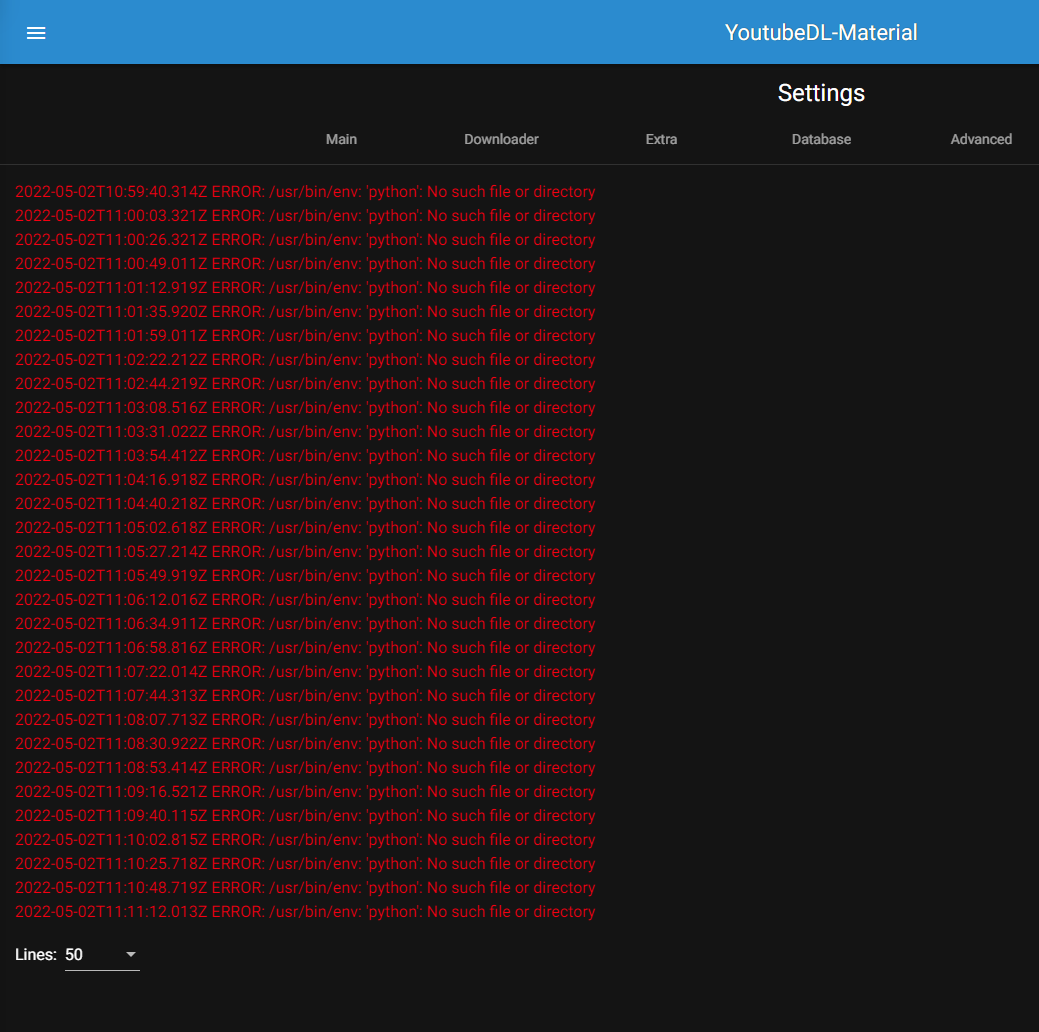[BUG] Unable to transfer DB to Mongo when auth is enabled · Issue #594 · Tzahi12345/YoutubeDL ...
