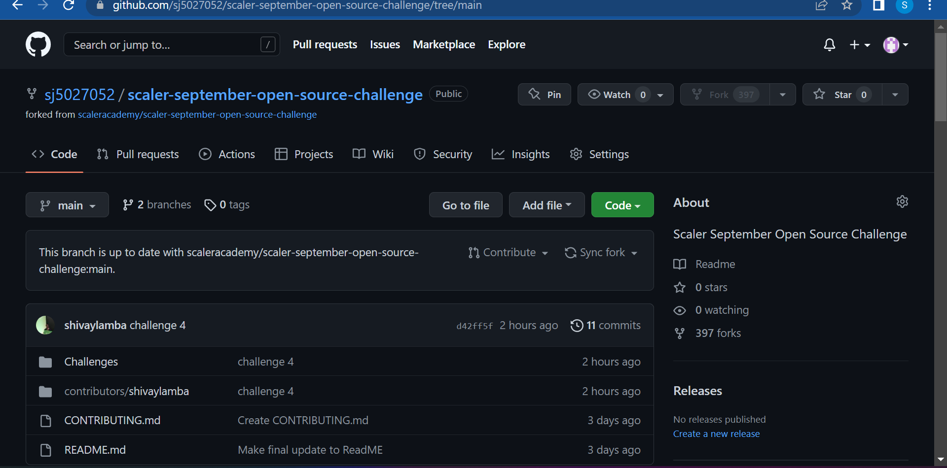 Challenge (1-30)- Saloni Malaiya · Issue #99 · scaleracademy/scaler-september-open-source ...