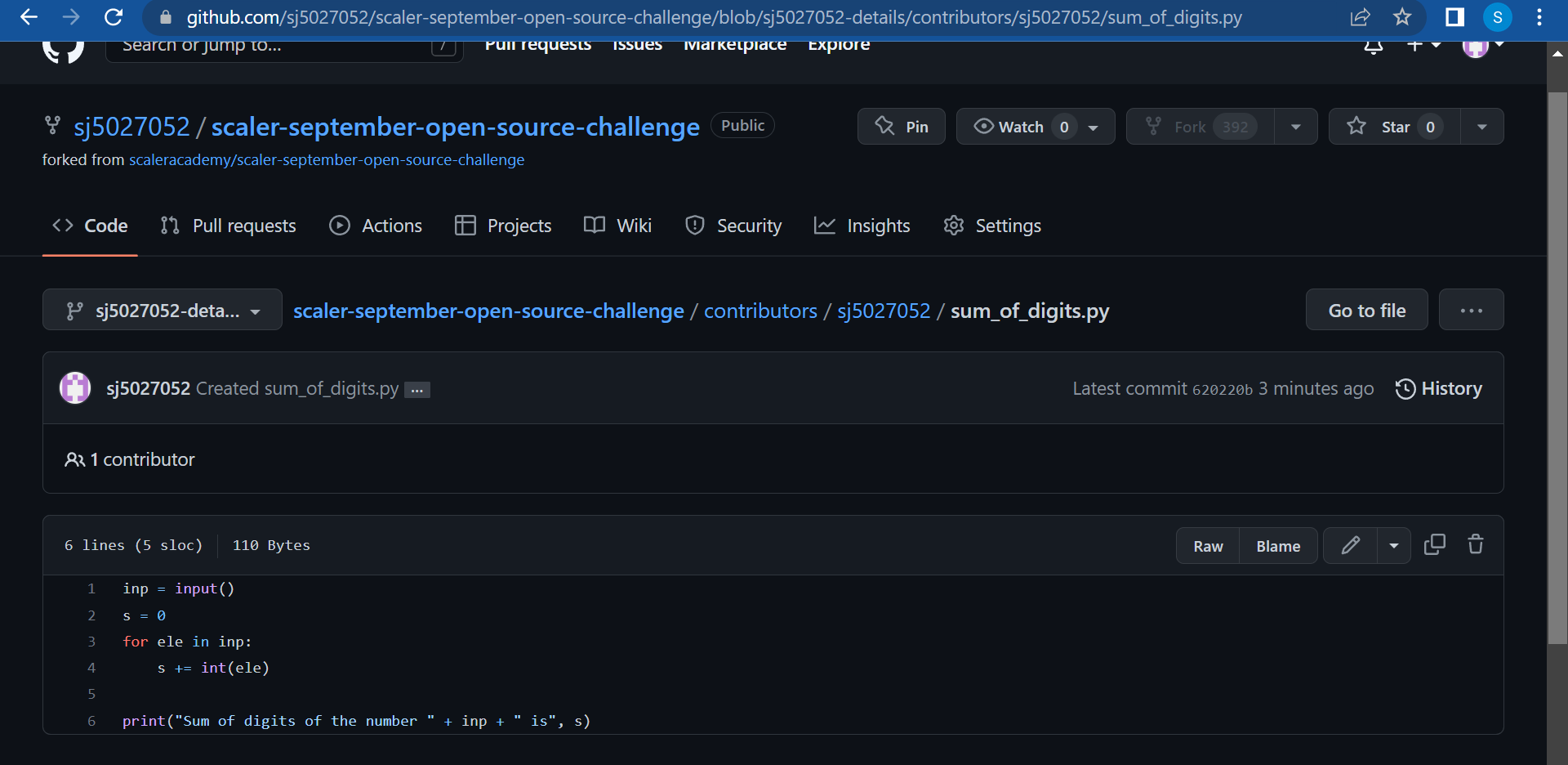 Challenge (1-30)- Saloni Malaiya · Issue #99 · scaleracademy/scaler-september-open-source ...