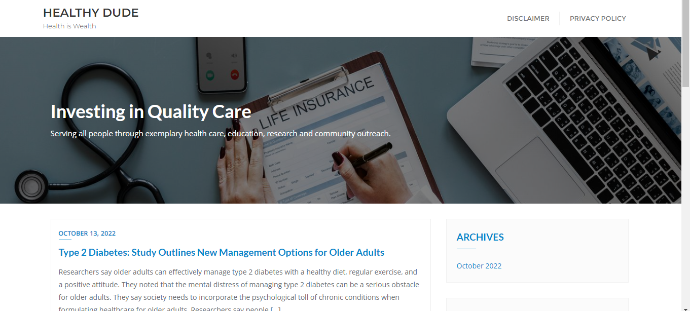 GitHub - UdayGopal1210/healthydude: Healthy Dude Website is a great ...