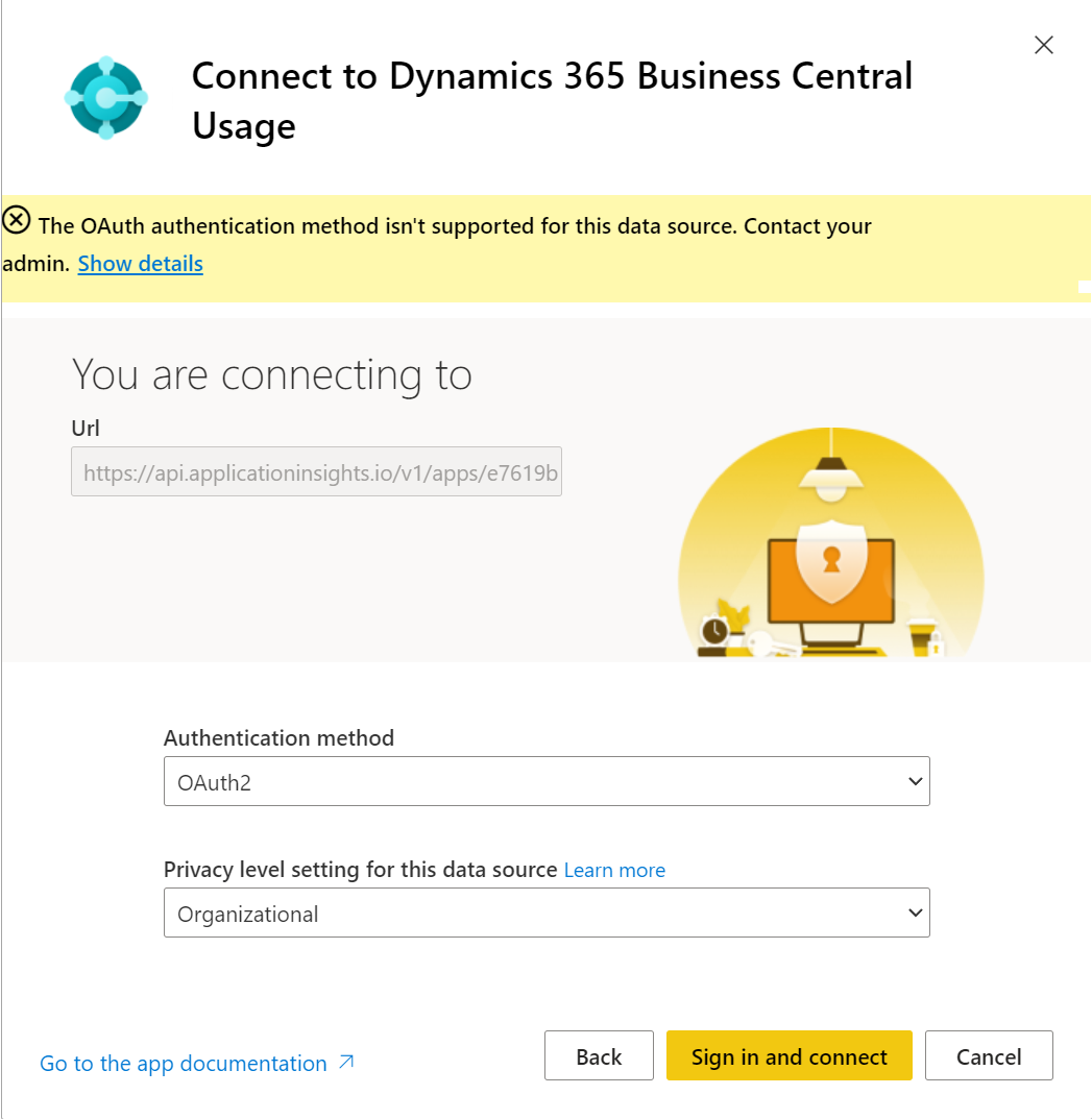 BC Telemetry App: OAuth authentication method isn't supported for this data source · Issue #135 ...