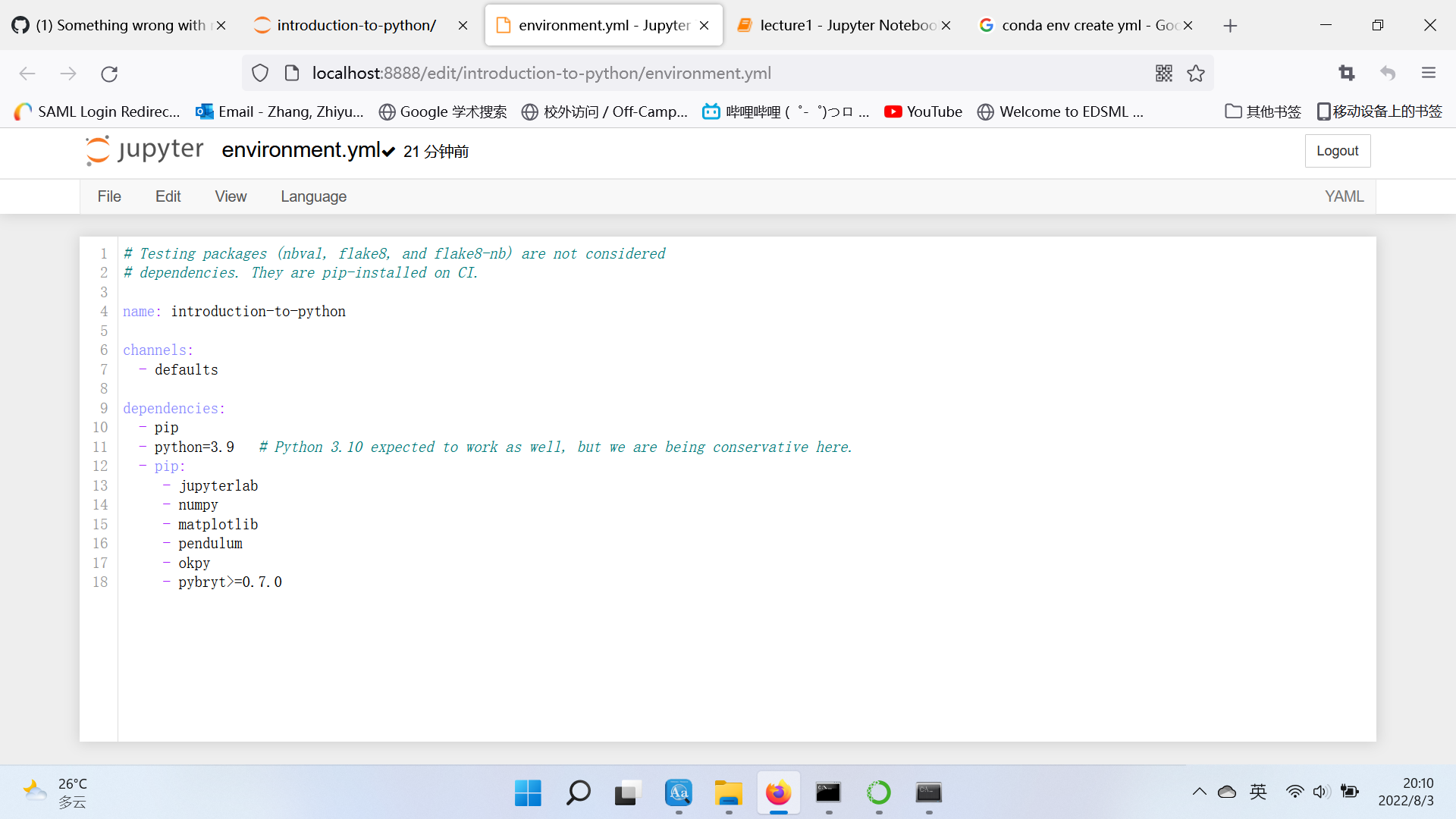 Something Wrong With My Testing Package · Issue 33 · Ese Mscintroduction To Python · Github