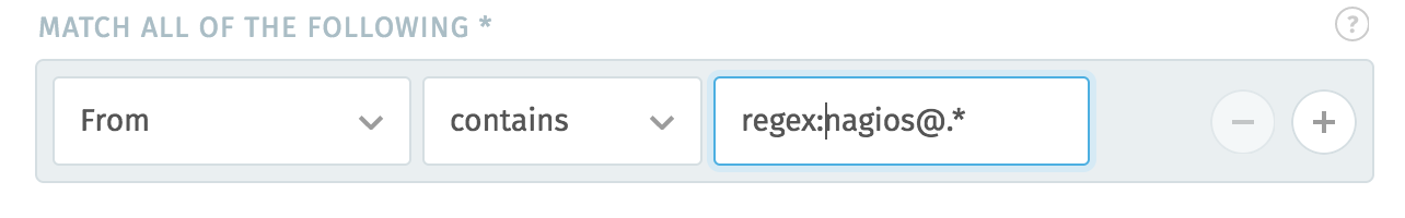 Icinga/Nagios Integration: No longer accepts regex in "Sender" · Issue #1439 · zammad/zammad ...