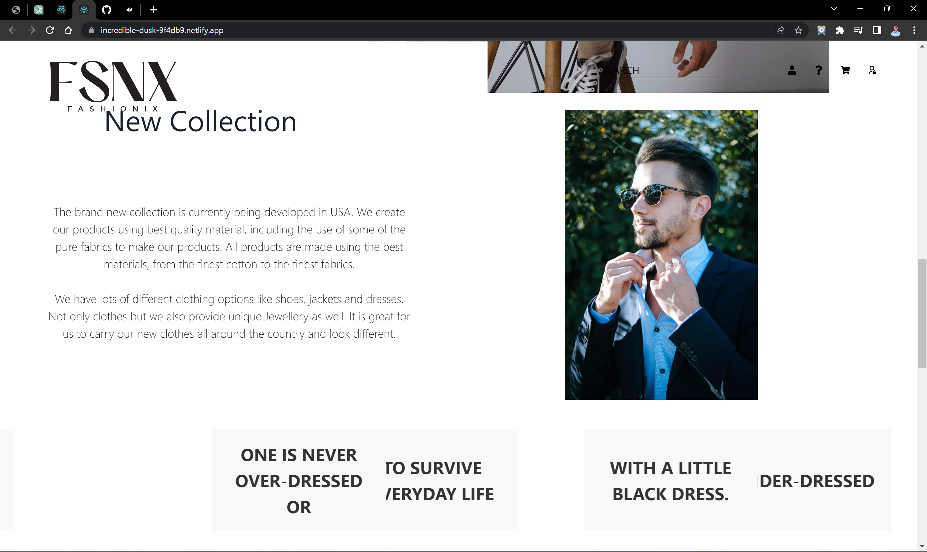 GitHub - RiteshKumarShukla/zara-clone: Fashionix is a stunning fashion ...