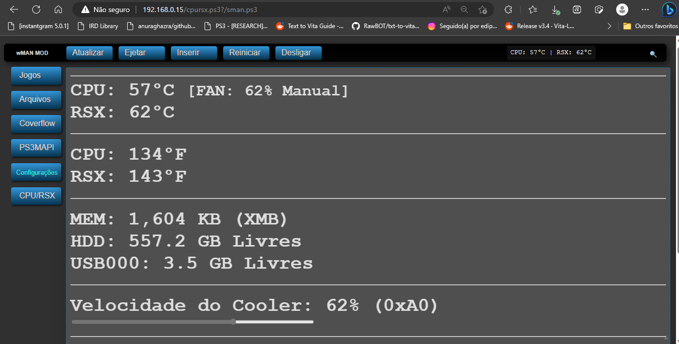 [Feature Request] Fan Speed Adjustments via PS3 webBrowser · Issue #871 · aldostools/webMAN-MOD ...