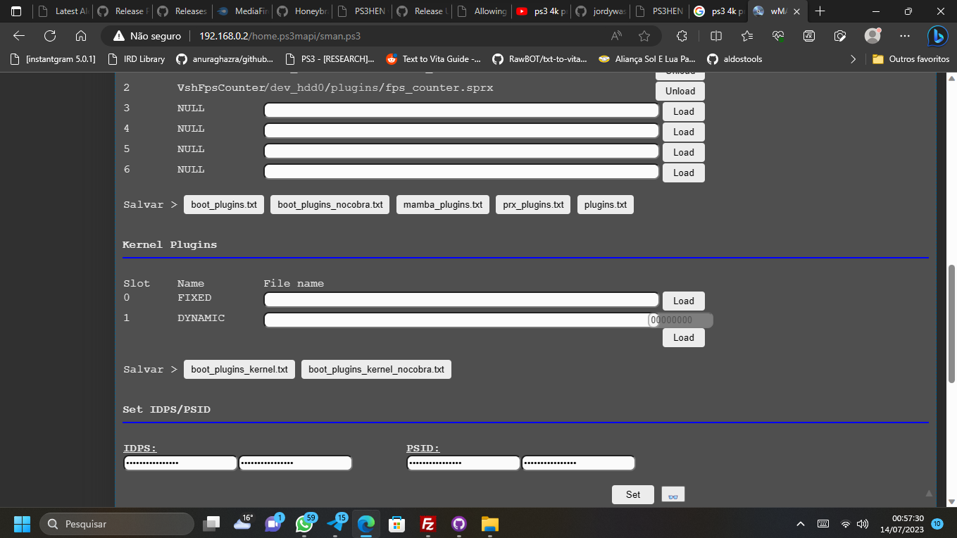 [BUG] Small error on PS3MAPI web page · Issue #908 · aldostools/webMAN-MOD · GitHub