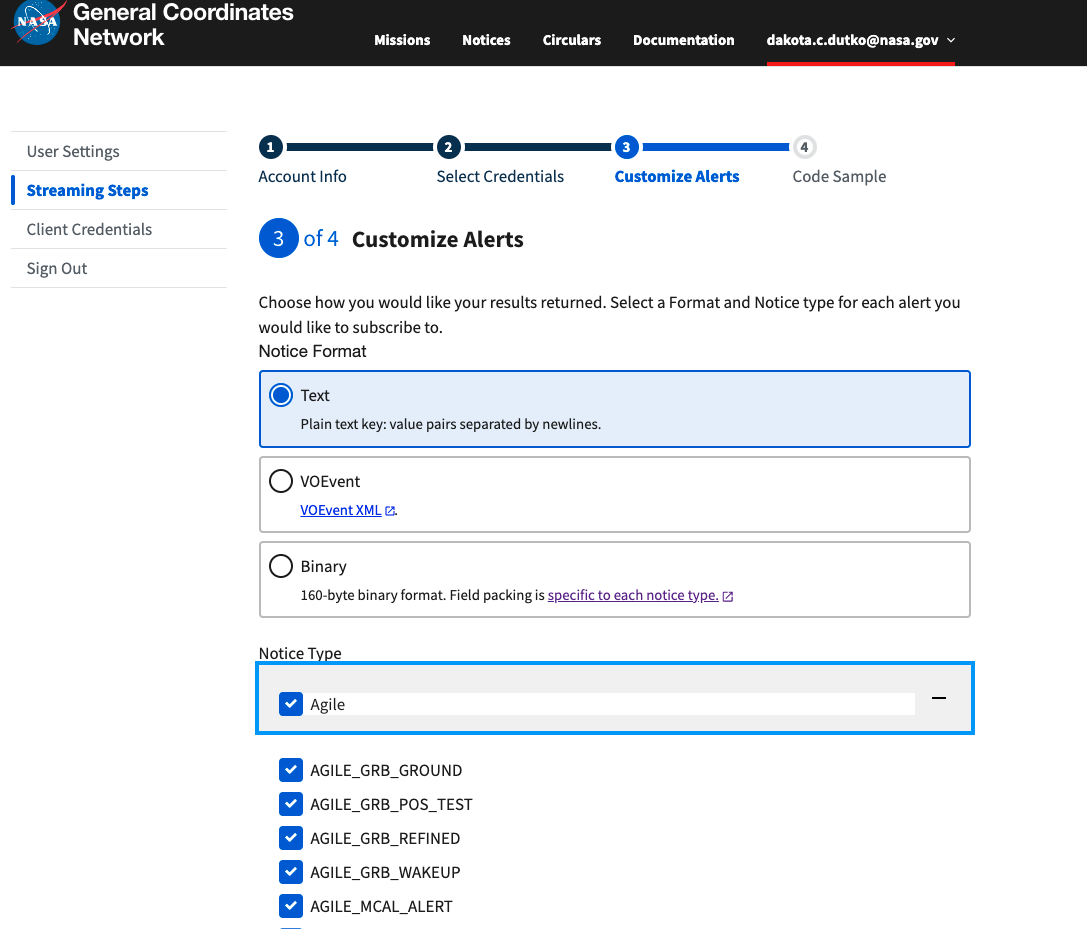 Step indicator update by dakota002 · Pull Request #125 · nasa-gcn/gcn ...