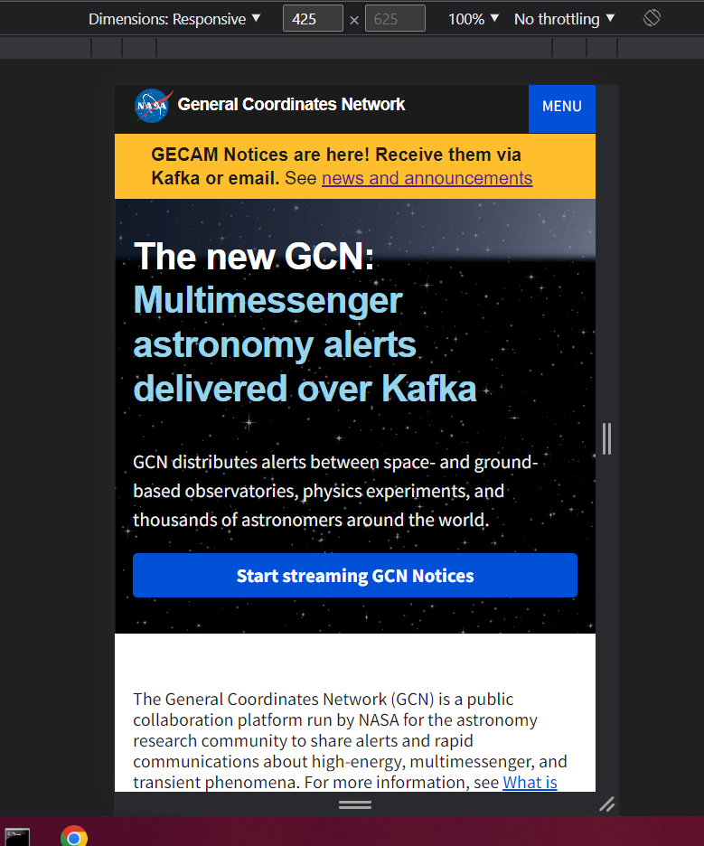 Update hero · Issue #372 · nasa-gcn/gcn.nasa.gov · GitHub