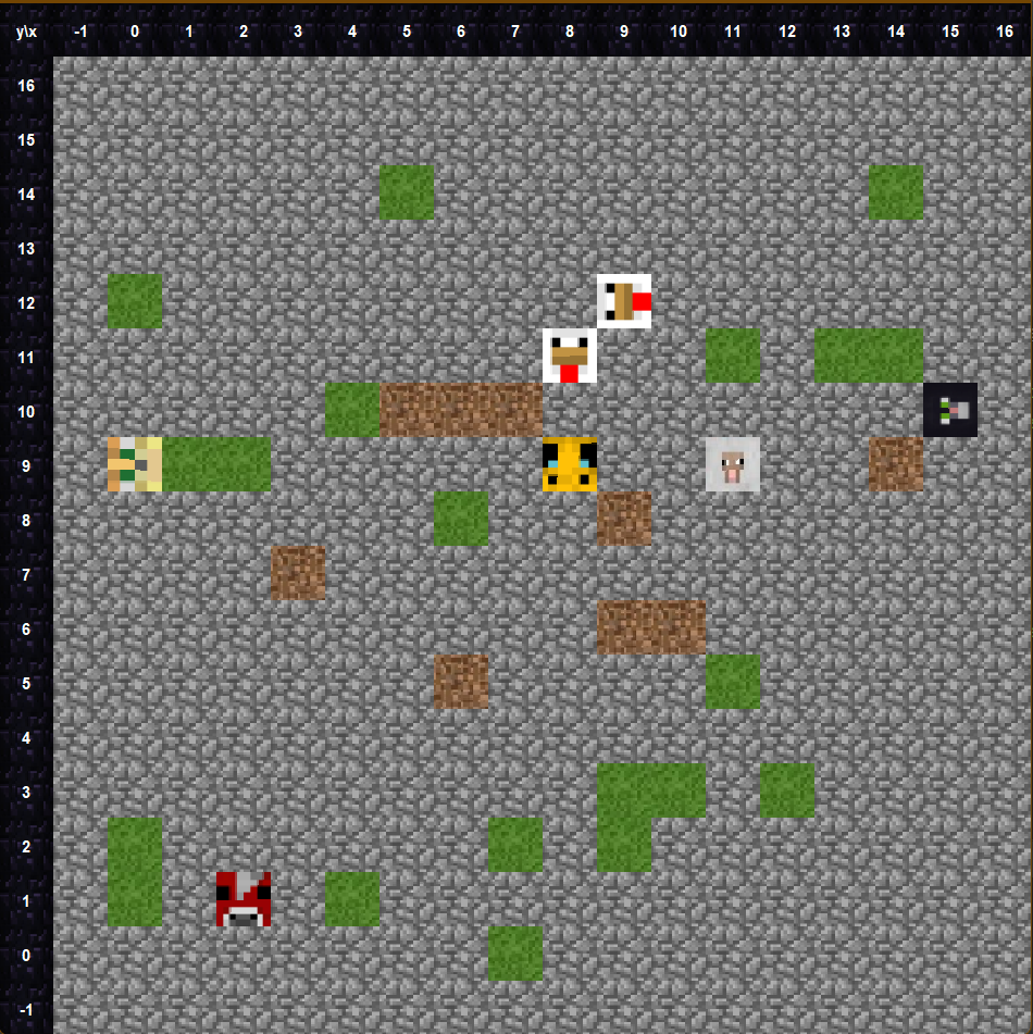 GitHub - krzyswys/Animals-simulation: Oop course