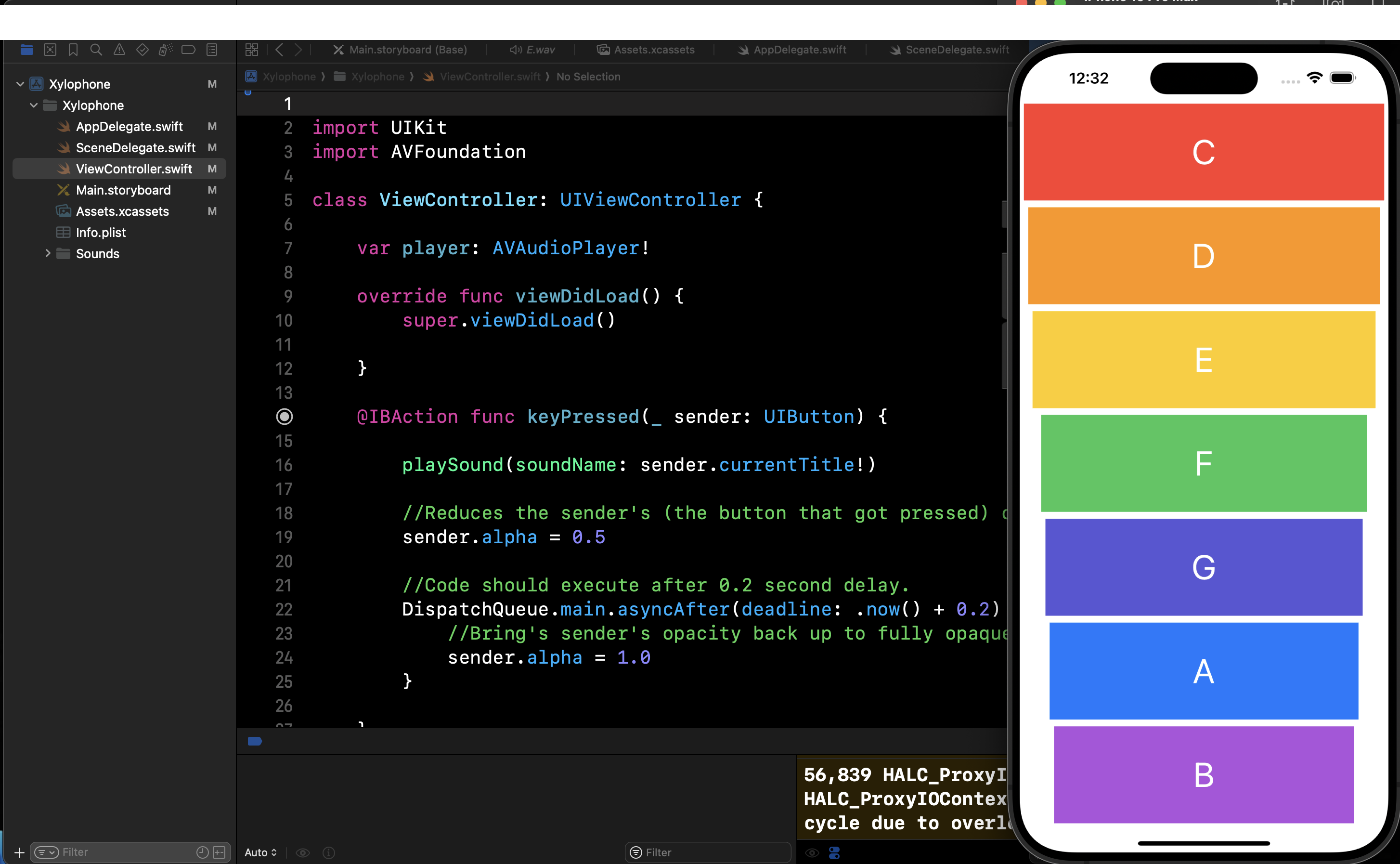 GitHub - sriragavip/Xylophone_SwiftOS