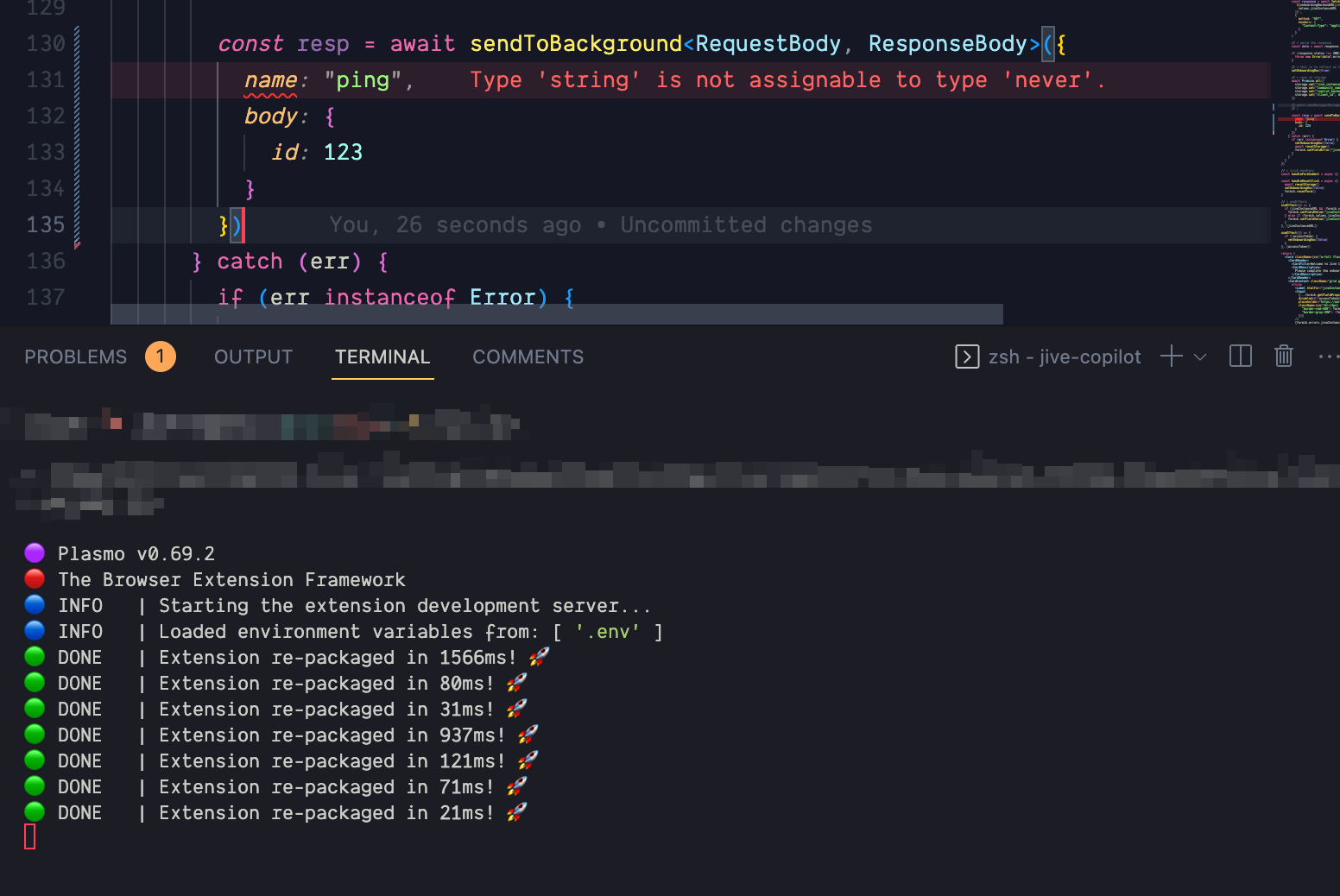 [BUG] sendToBackground ts type error · Issue #583 · PlasmoHQ/plasmo · GitHub