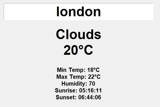 GitHub - Cheris-Quessou/Python-weather-API