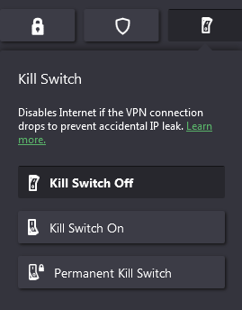 Feature request: "Kill Switch" option (Block all connections while disconnected from VPN server ...