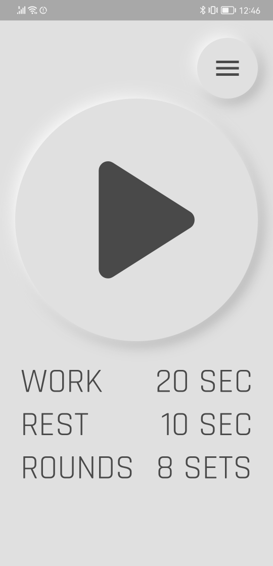GitHub - DzHolub/zen-timer: Minimalistic tabata timer for android devices. Neumorphism design