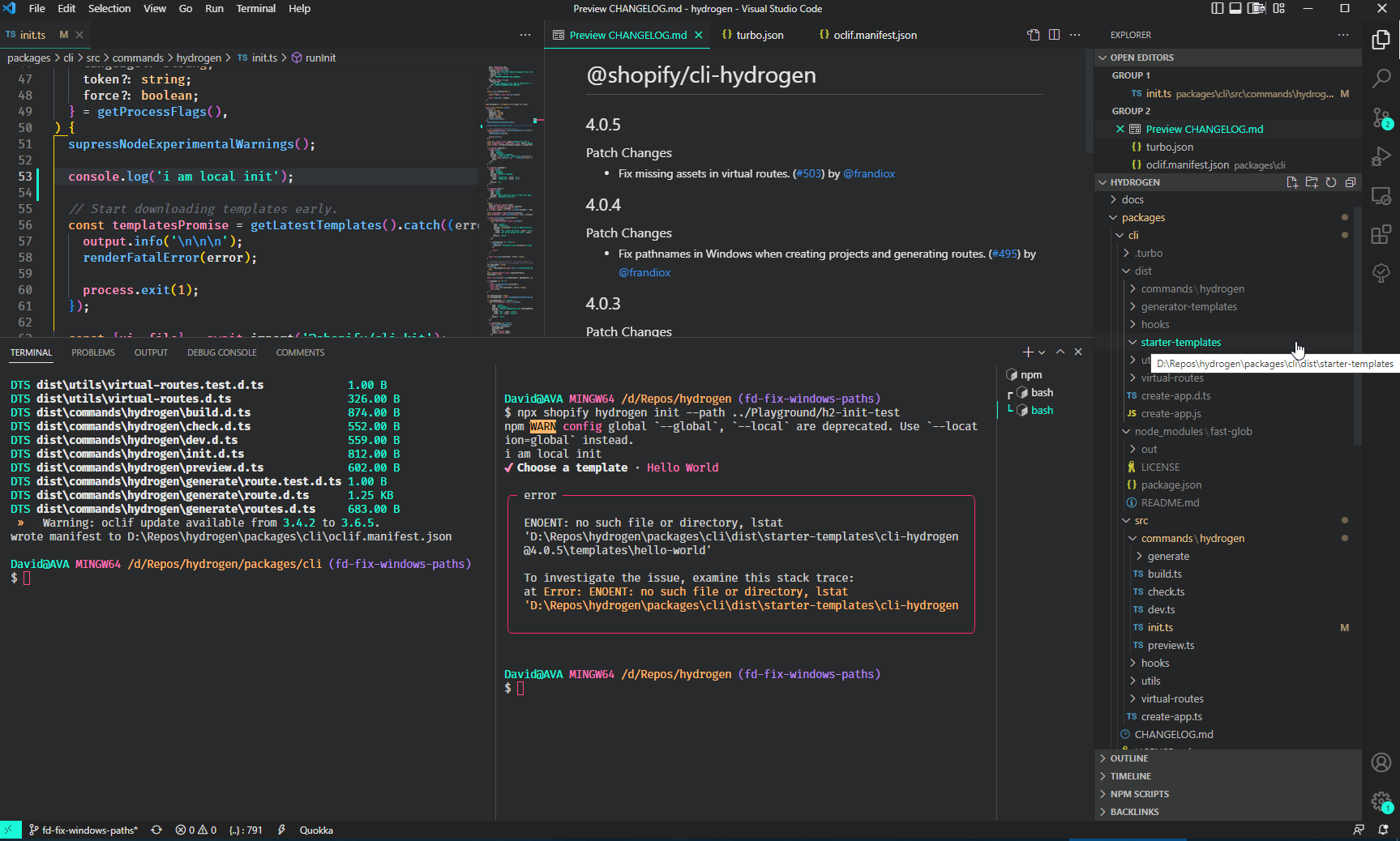 Starter template error · Issue #476 · Shopify/hydrogen · GitHub