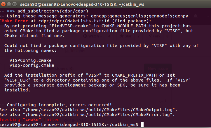 cant install it in my ros kinetic · Issue #1 · oKermorgant/cdpr · GitHub