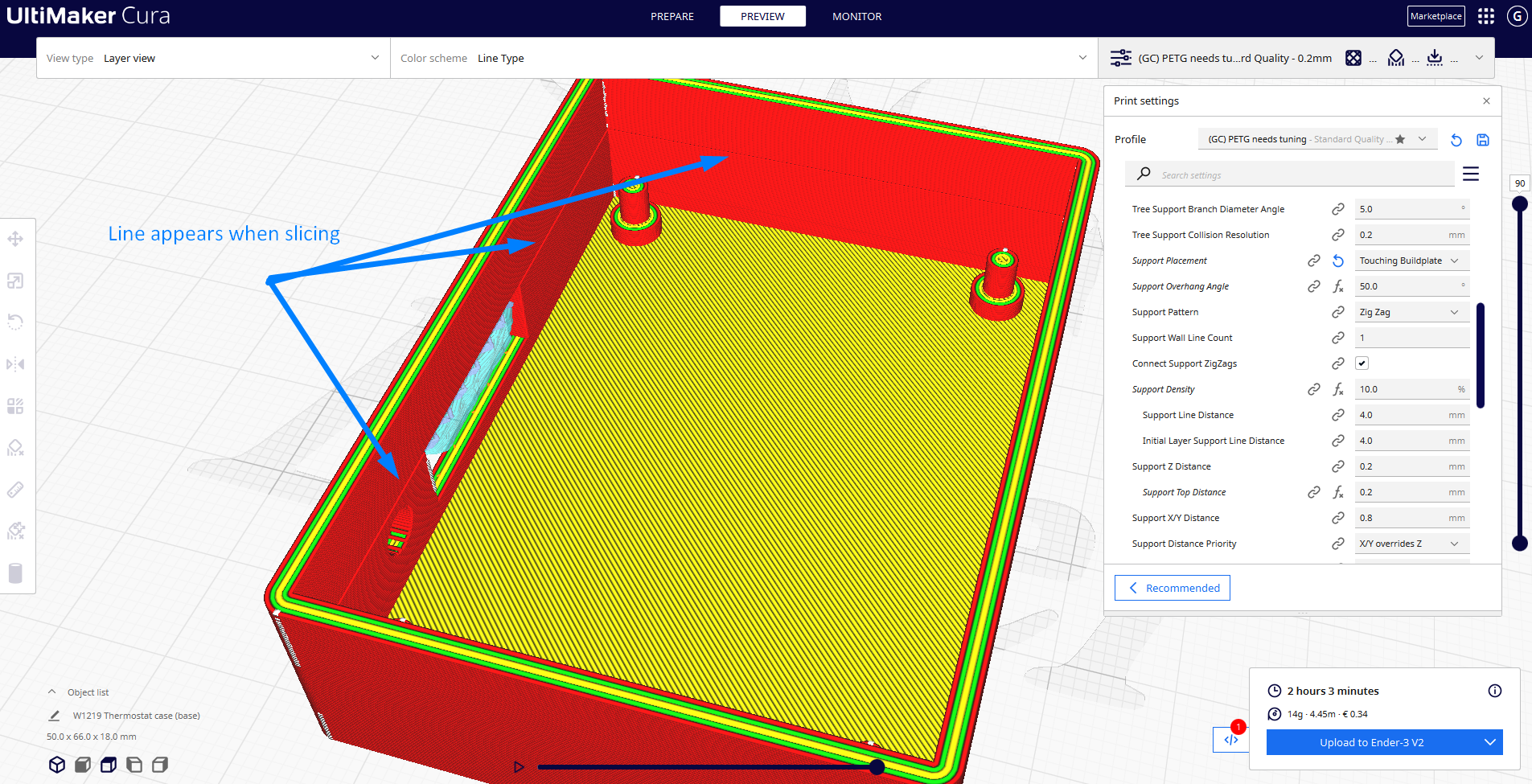 Strrange Line Appearing When Slicing · Issue 15611 · Ultimaker Cura · Github