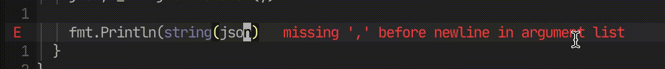 Rendering bug when typing parens with error on the same line · Issue #84 · ray-x/go.nvim · GitHub
