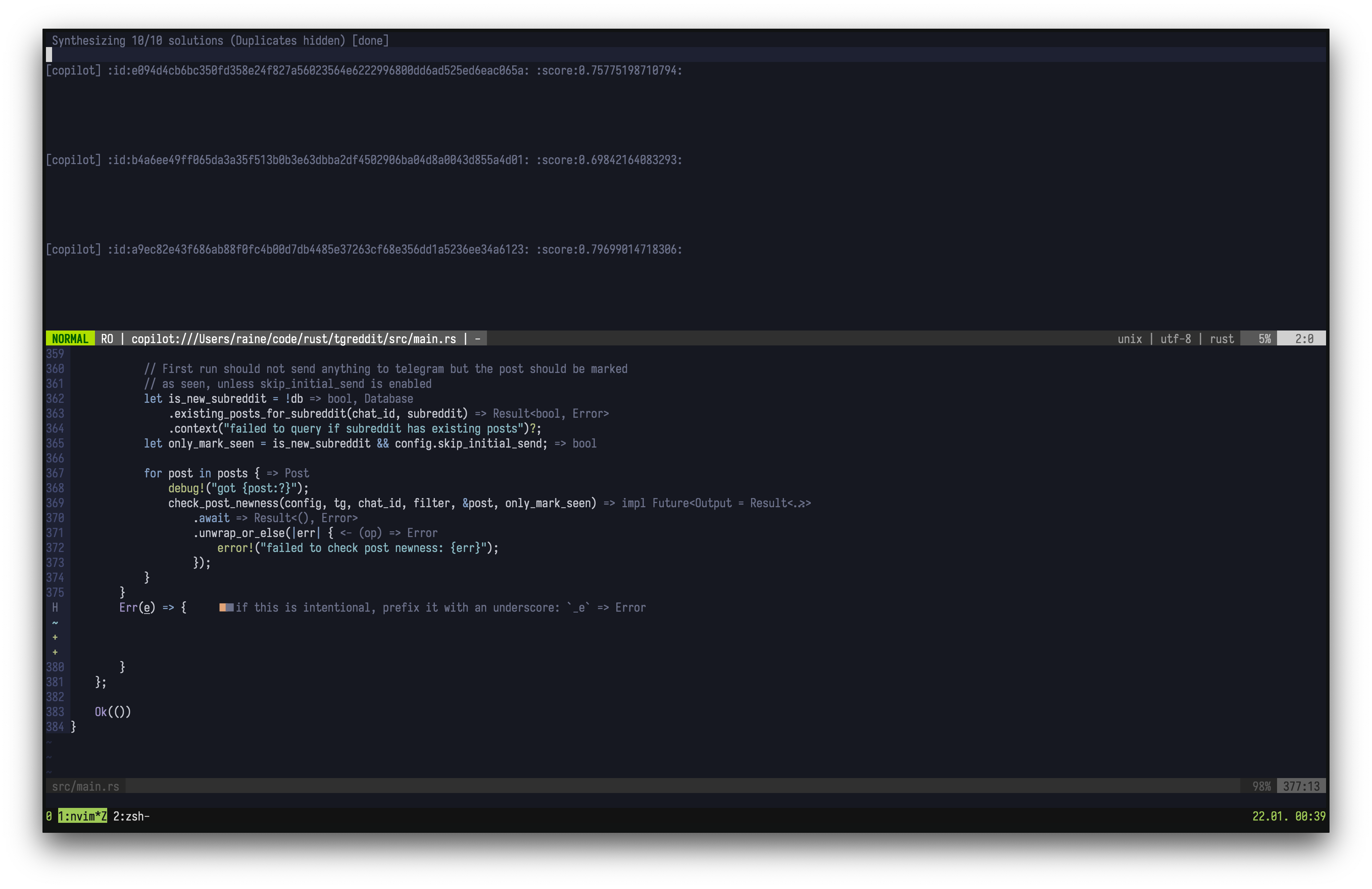 Copilot Panel Empty Suggestions · Issue 97 · Zbirenbaum Copilot Lua · Github
