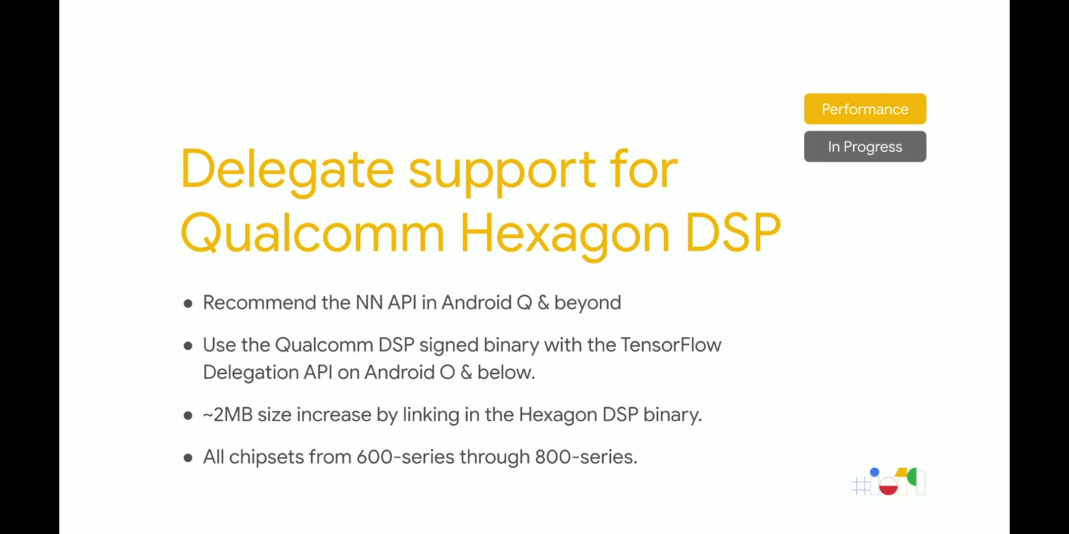 Tflite Qualcomm DSP acceleration · Issue #29028 · tensorflow/tensorflow · GitHub
