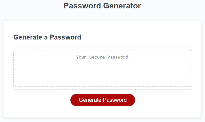 Github Jimmybubblespassword Generator Javascript Password Generator 6188