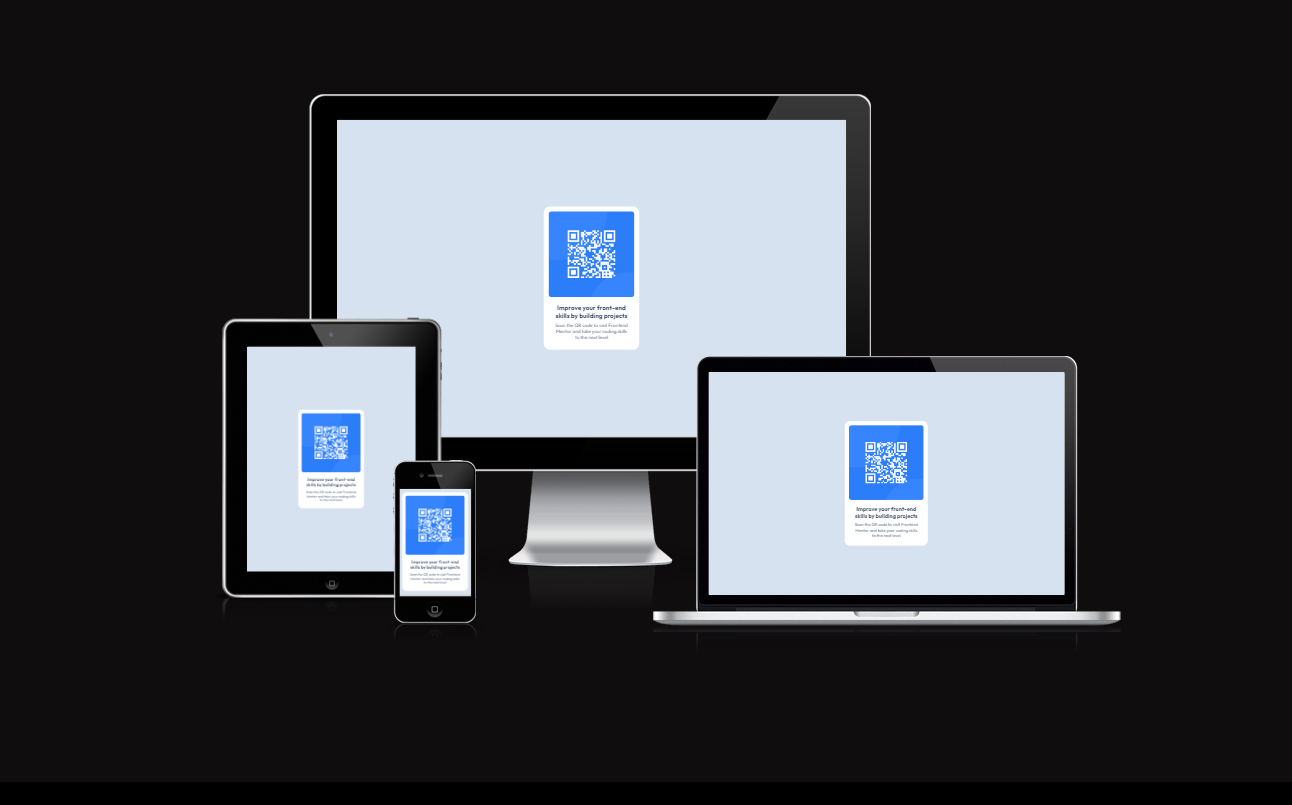 GitHub - NoelaOst/QR-Card: 1st Frontend Mentor challenge
