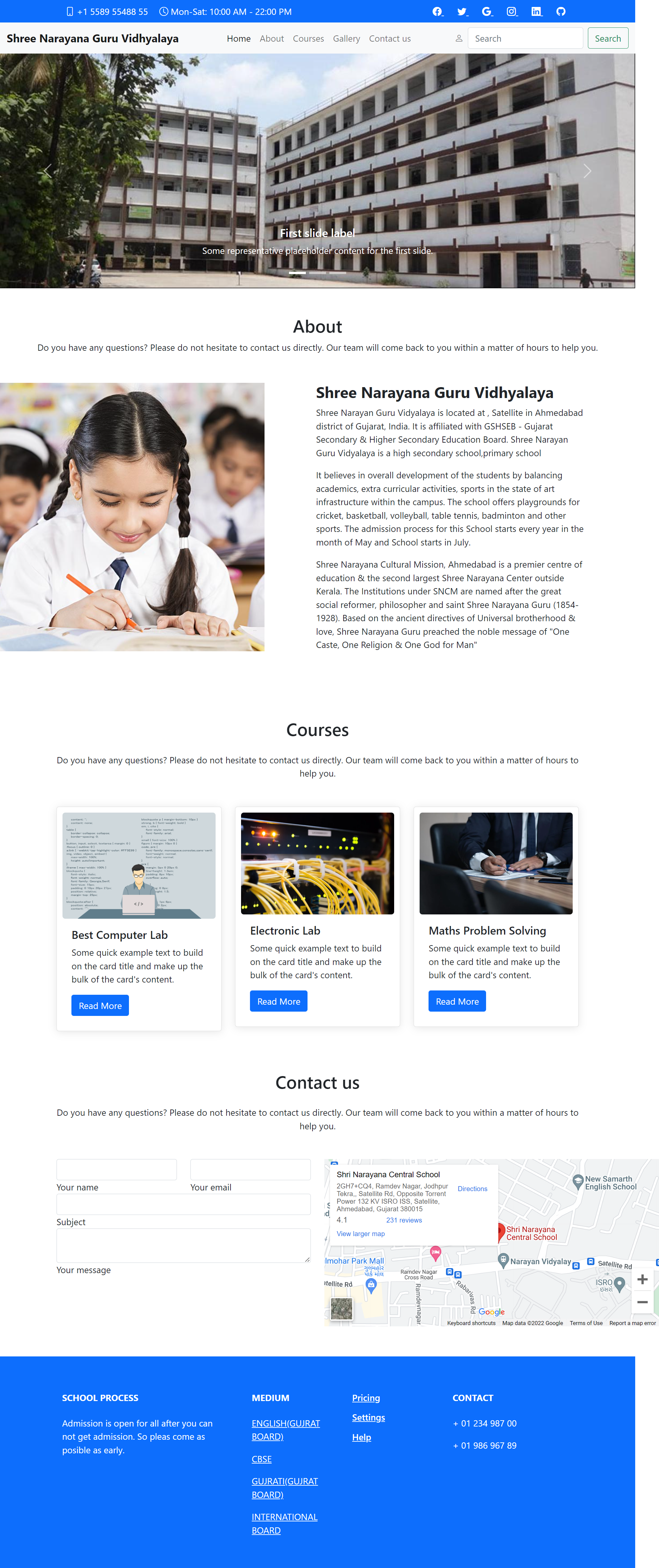 Github Abhirajodiya School Web Ui Here I Have Created School