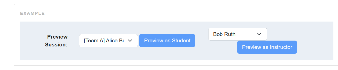 Instructor help page: Preview as Student/Instructor buttons misaligned at small screen sizes ...