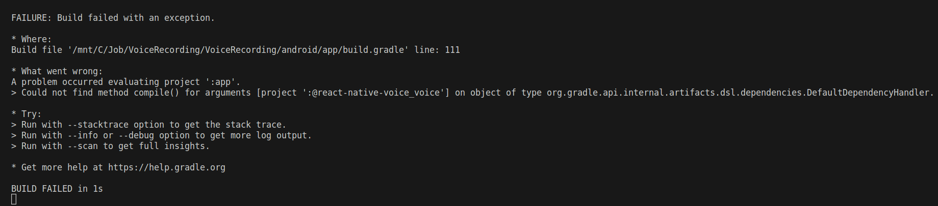 Unable to do Manually Link Android · Issue #445 · react-native-voice/voice · GitHub