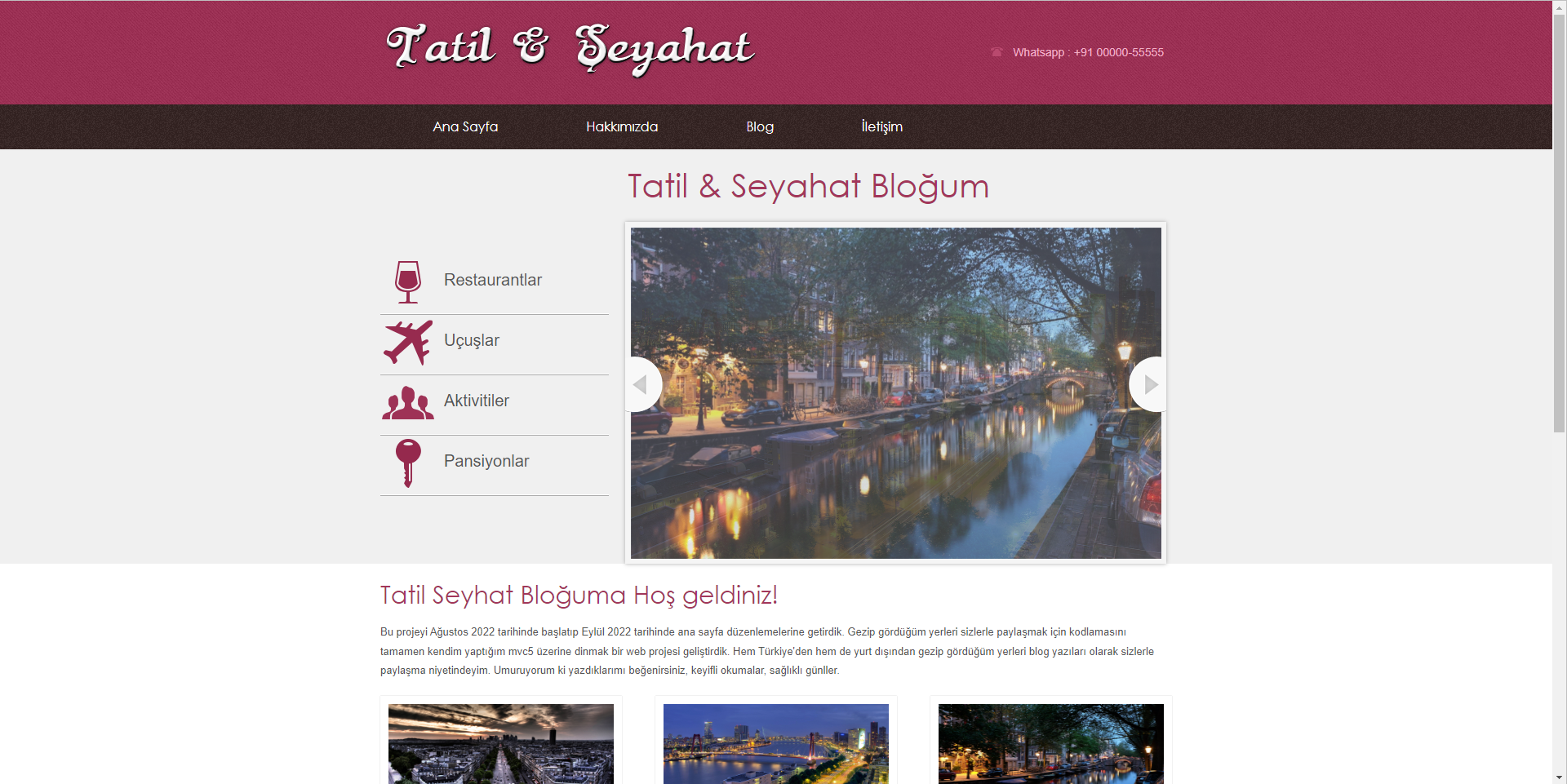 GitHub - mahmutcansaribal/TravelTripProject: .net MVC and Dynamic WebSite