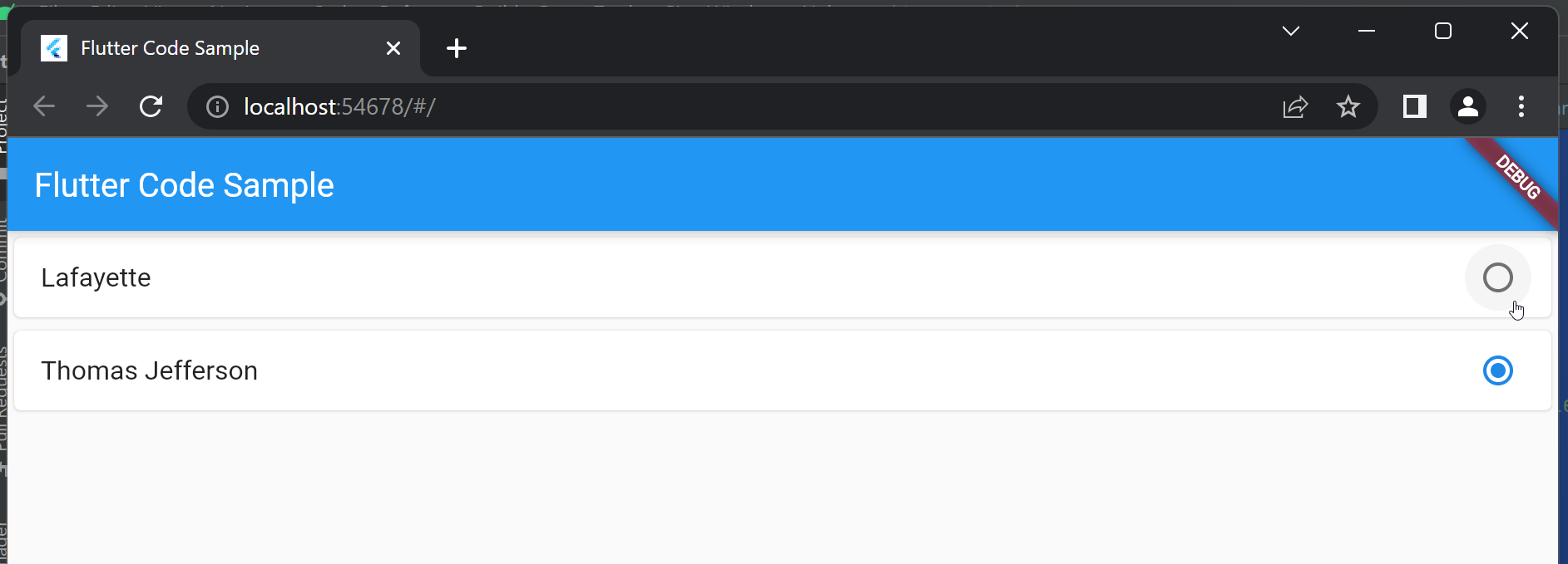 The radio button "selector indicator" is not centered in web mobile · Issue #113087 · flutter ...
