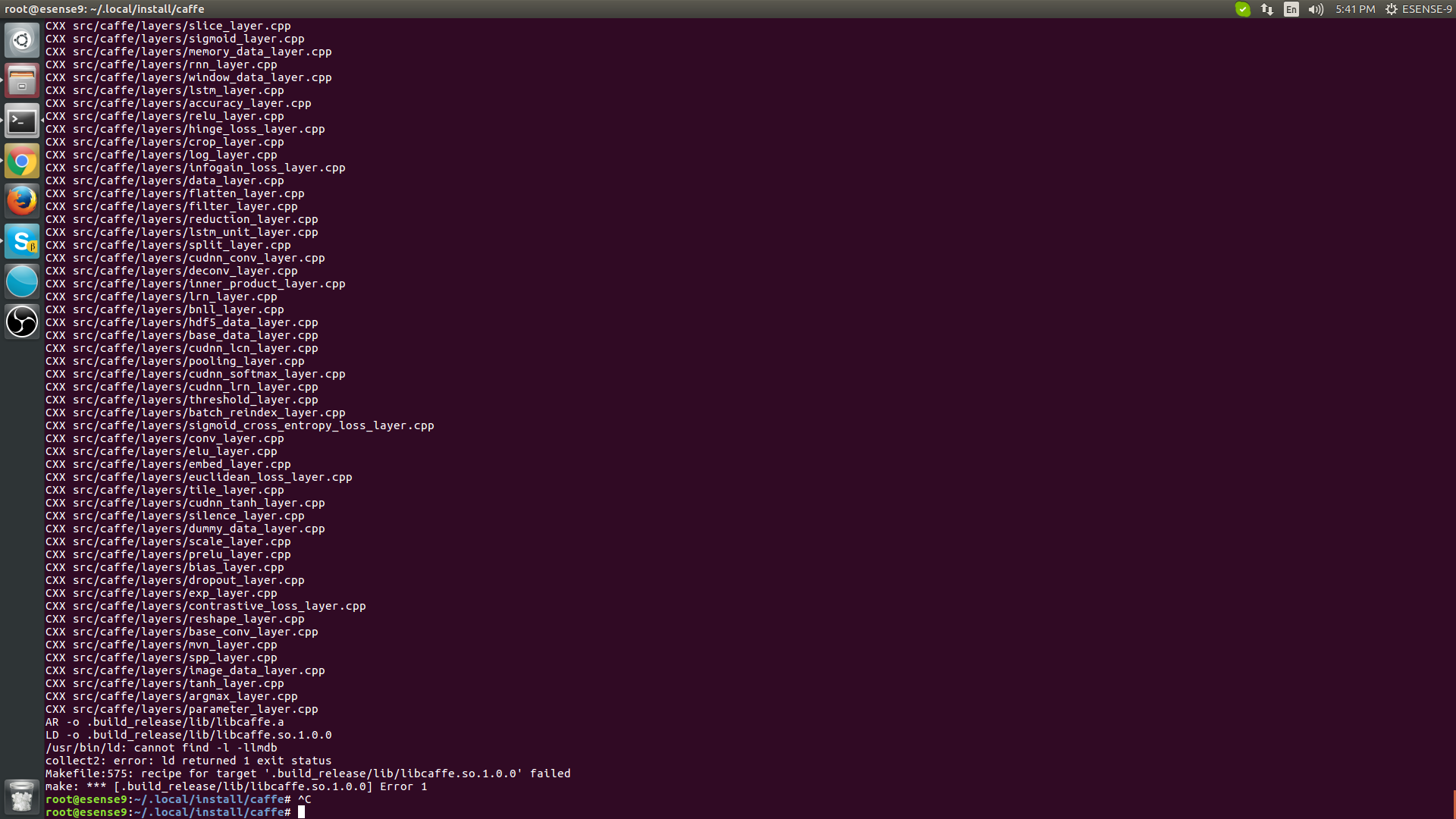 Caffe Compilation error · Issue #5308 · BVLC/caffe · GitHub