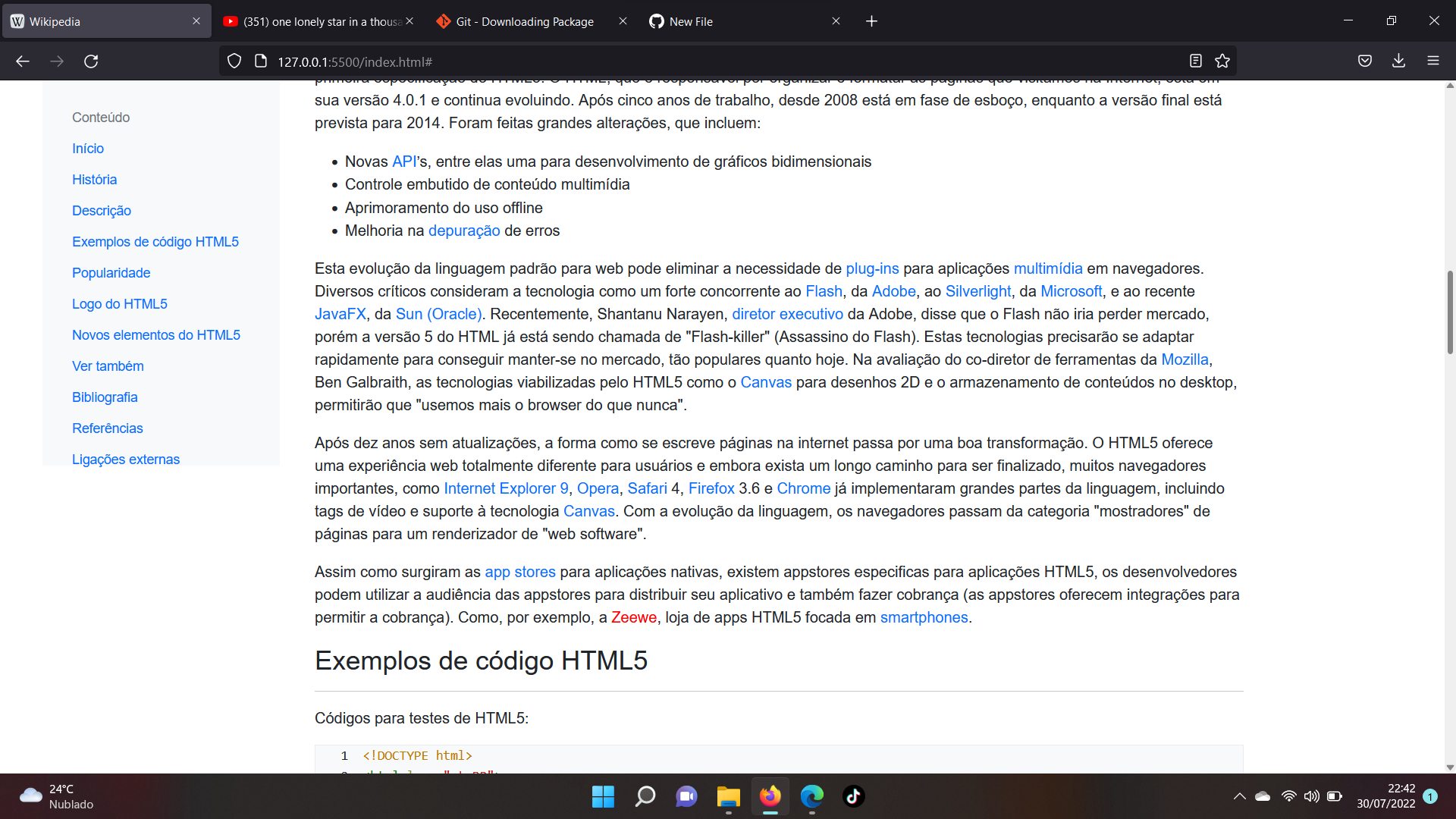 GitHub - isabelavitoria/estagio-project: Clone página da WikipédiA ...